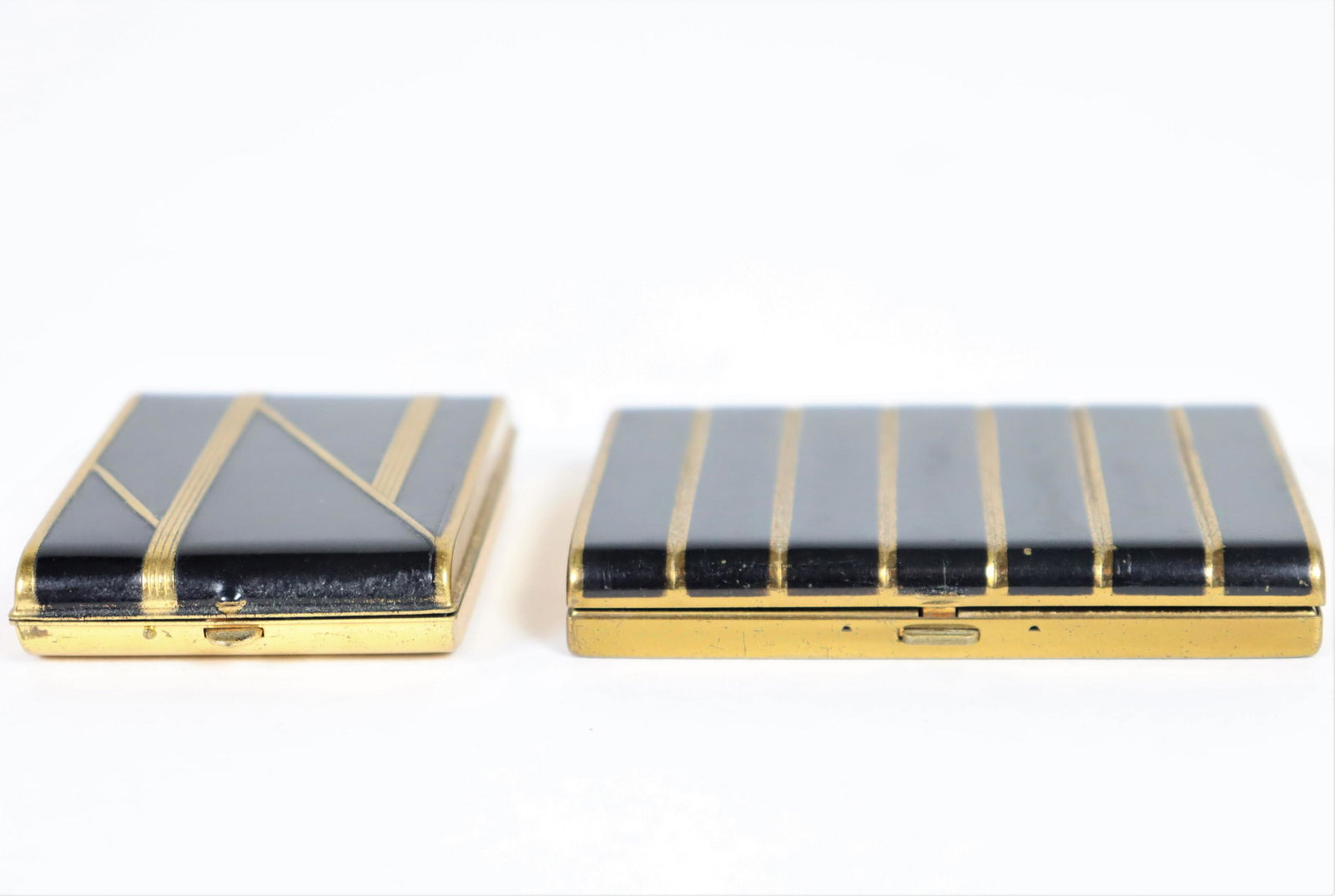 (2) Vintage Compact Powder Cases