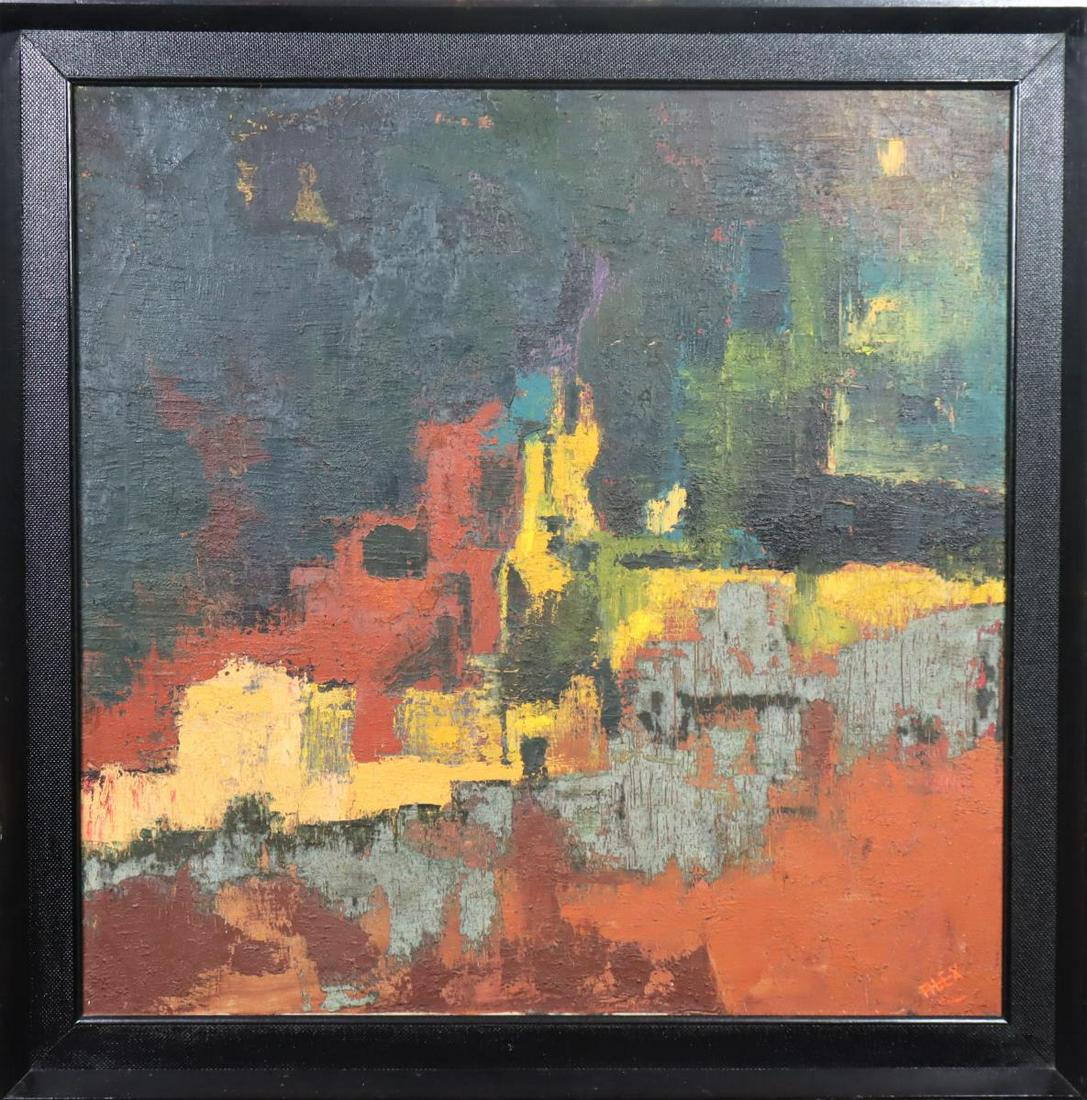George Beattie Mid Century Oil Painting, Signed - Oct 04, 2014 | Ahlers ...