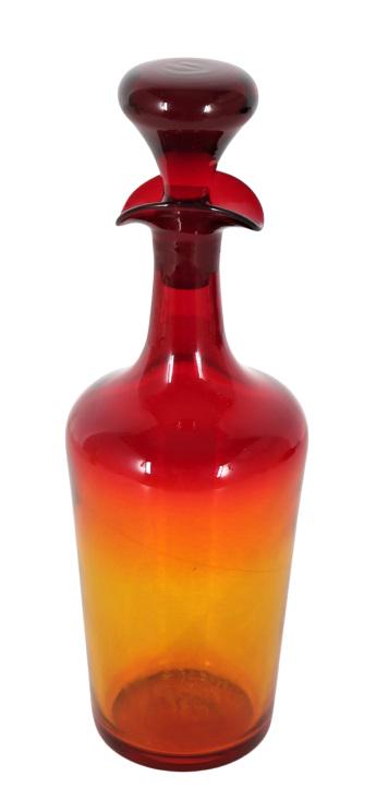 Blenko Glass Red Decanter Mid Century - Jun 21, 2015 | Alicia's ...