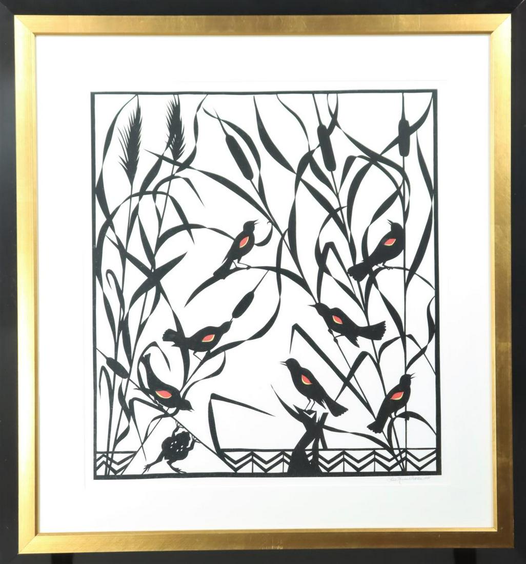 Peter Michael Martin (20th C) Amer, Paper Cutting