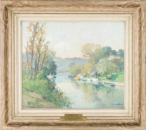 Georges Charles Robin (1873 1943) French, O/c