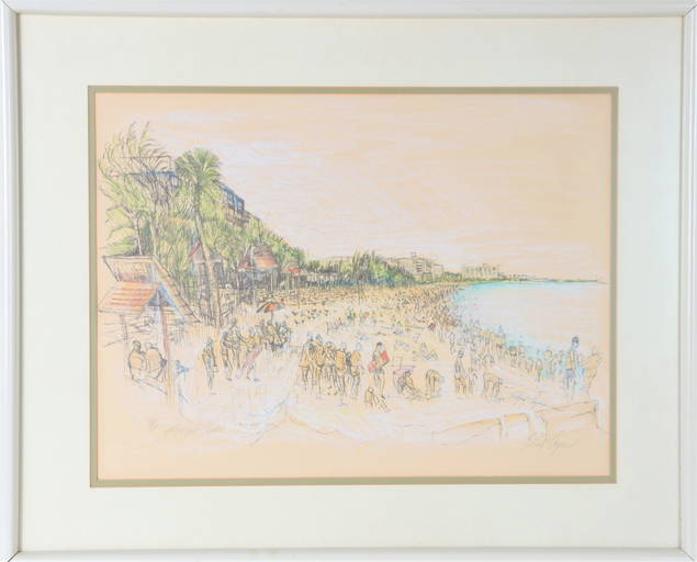 Richard Capes (20th/21st C) Amer, Mixed Media