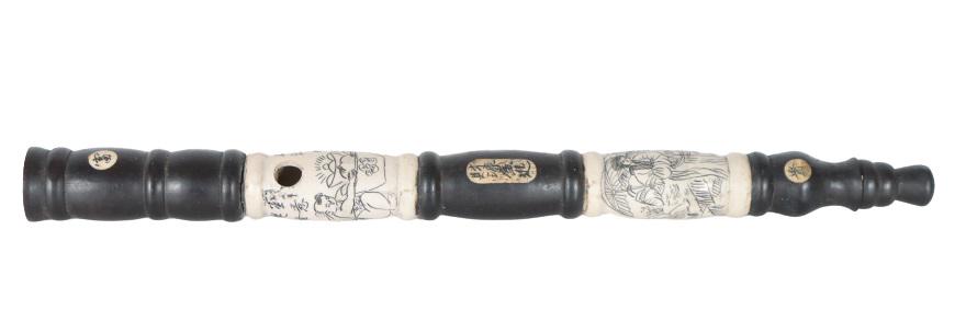 Chinese Carved Bone Smoking Pipe - Sep 19, 2021 | Sarasota Estate ...