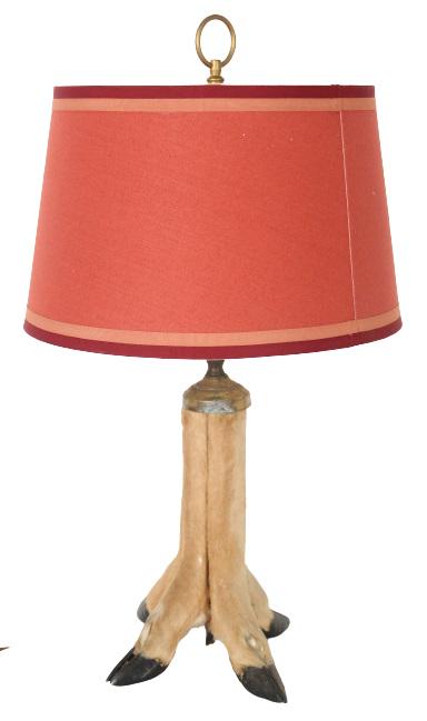 Taxidermy Deer Leg Table Lamp Sep 19 2021 Sarasota Estate Auction