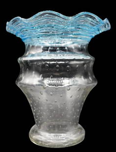 Steuben Controlled Bubble Vase