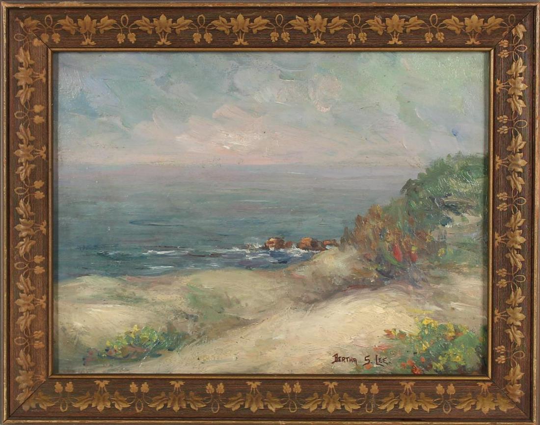Bertha Stringer Lee, Monterey Coast Oil Painting (#1438) on Dec 12 ...