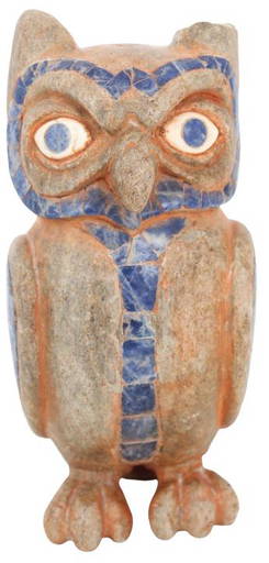 Mayan Stone Figure Of Owl C.1775