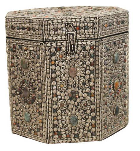 Mosaic Octagonal Chest with Handles - Oct 29, 2022 | Sarasota Estate ...