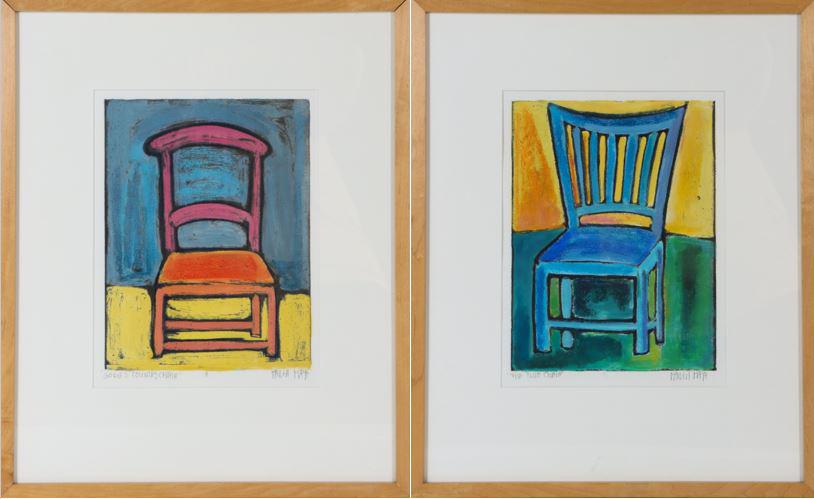 Maria Mayr (20th/21st C) American, (2) Lithographs