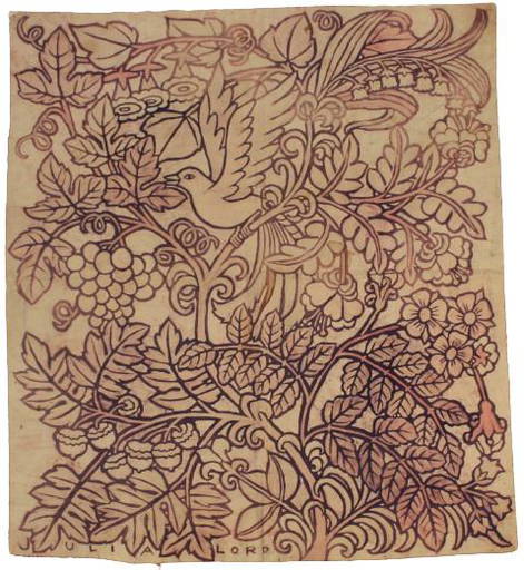 Hand Painted Theatrical Dove Batik, Julia Lord (#1242) on Jan 08, 2023 ...