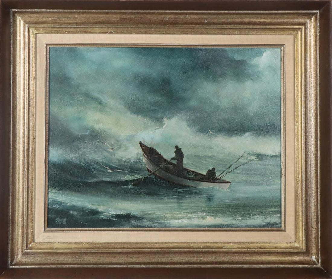 Sandy Garvin (1950 2023) American, Oil On Board