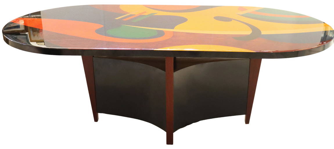 Benjamin Le For Axis Furniture Post Modern Dining Table
