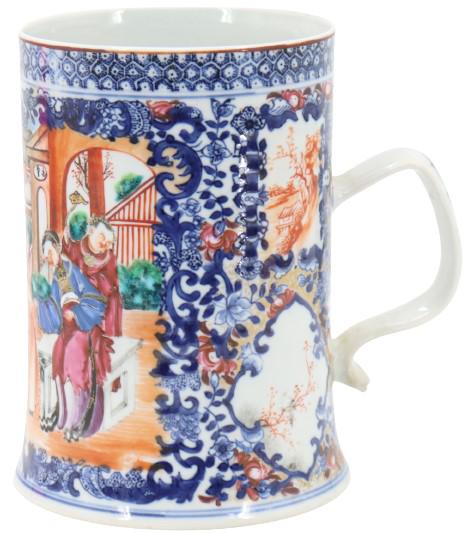 18th C. Chinese Decorated Porcelain Mug