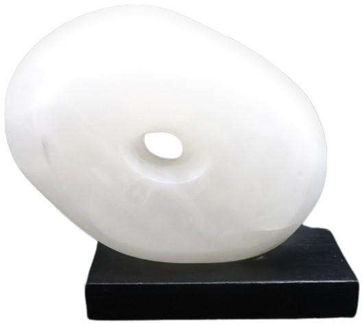 Abstract Oval Sculpture On Base Auction