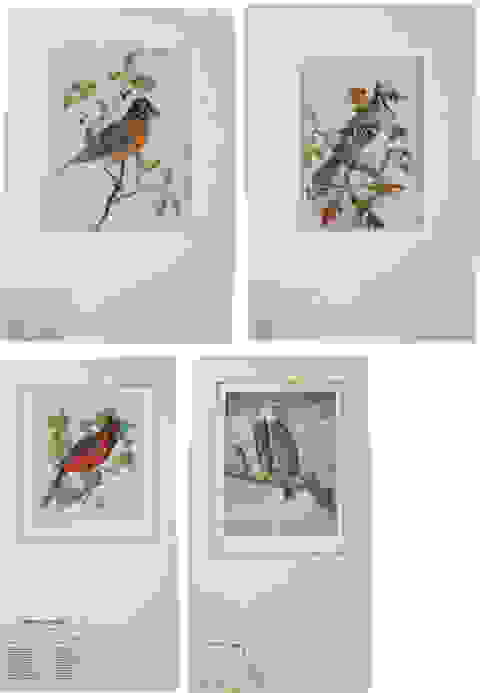 (4) Benson Moore(1882-1974)usa, Bird Etch & Lithos Auction