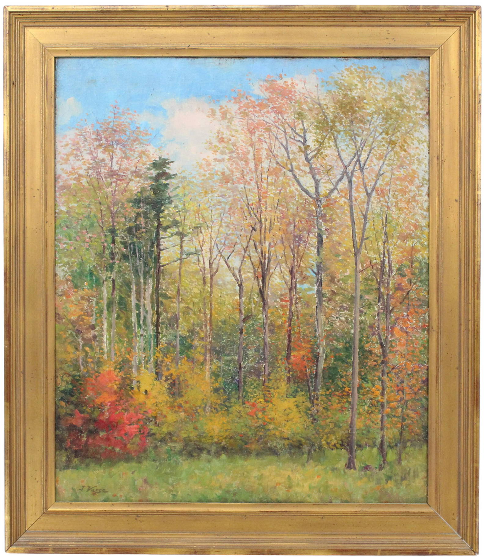 Joseph Varga (19th-20th C) American, O/b Auction