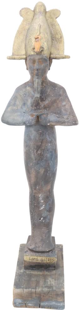 Egyptian Lord Osiris Statue In Bronze Auction
