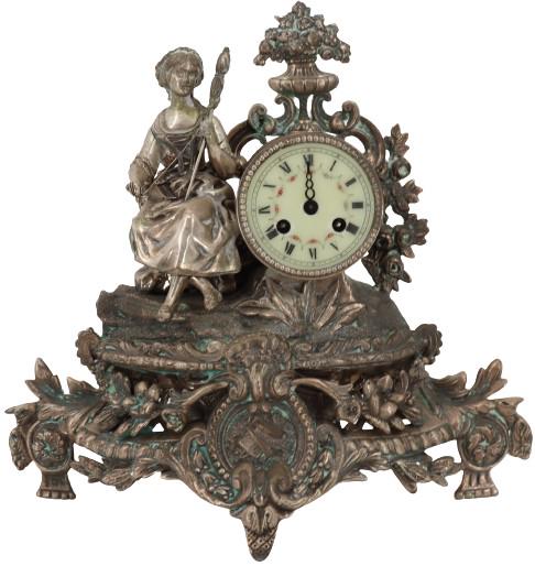 Antique French Figural Mantel Clock Auction