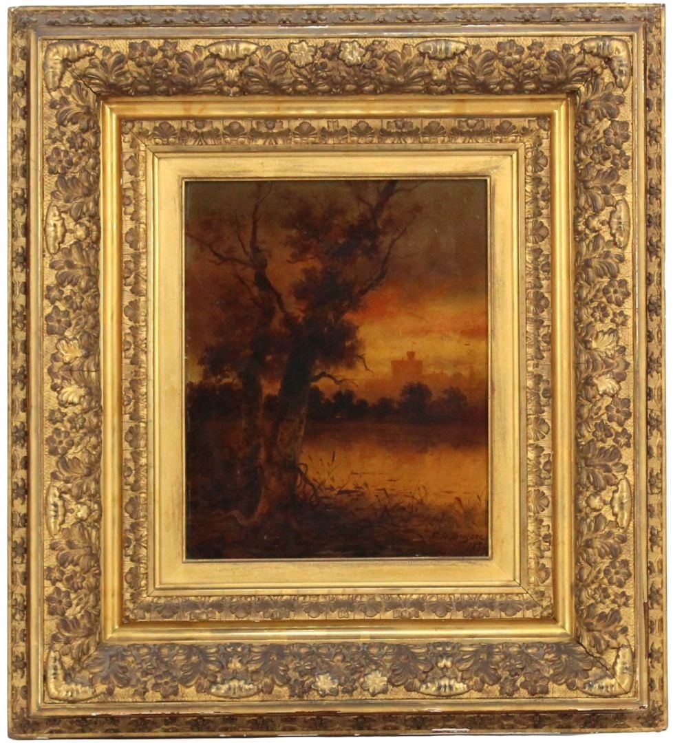 Franklin D Briscoe (1844-1903) American Luminous Auction