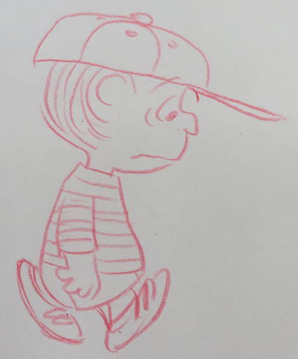 Drawing Dejected Linus From Peanuts Tv Special