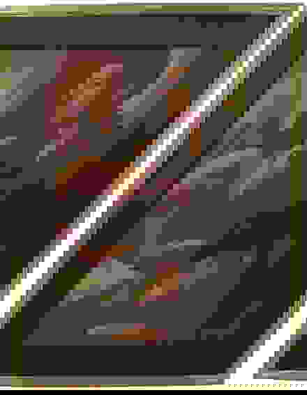 Edward Povey (b. 1951) English, O/c " The Letter" Auction