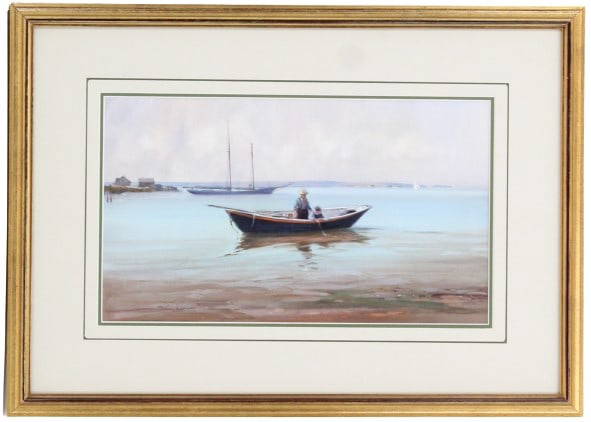 Paul Landry(1933-2018) Canadian, Gouache On Paper Auction