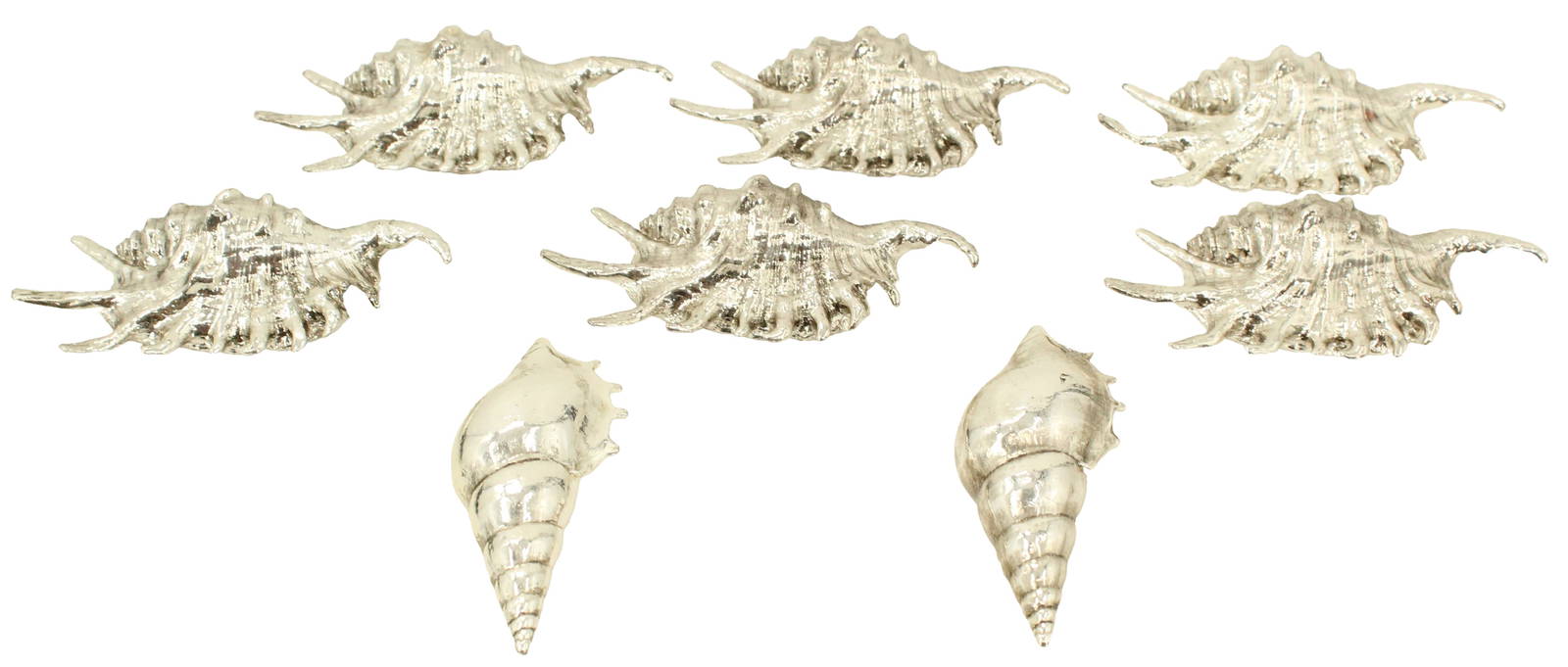 Set Of (8) French Christofle Silver Shell Charms Auction