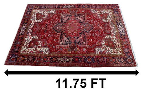 Signed Antique Persian Room Size Oriental Rug Auction