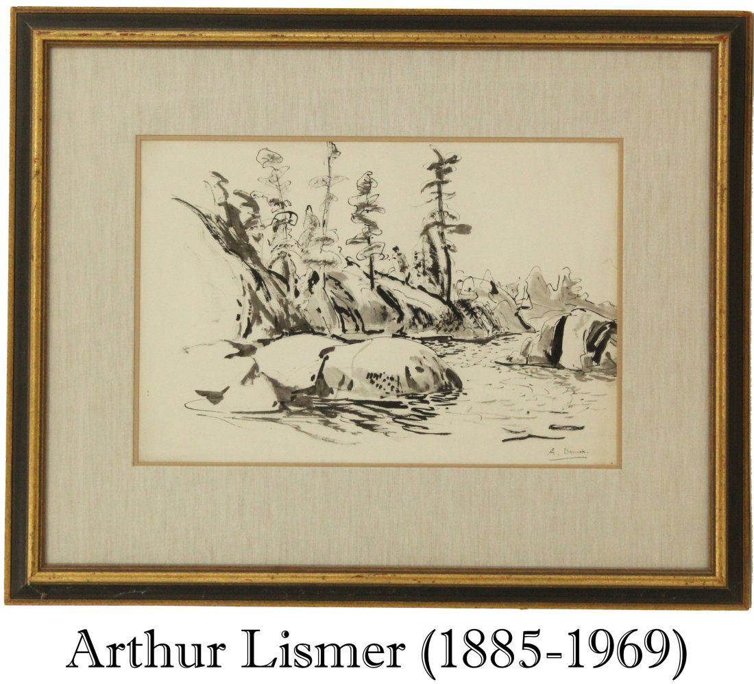 Arthur Lismer (1885 1969) Canadian, Ink Drawing