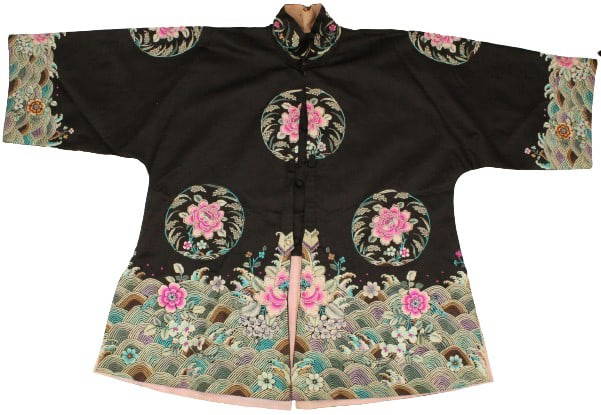 Silk Threaded Chinese Female Robe / Jacket Auction