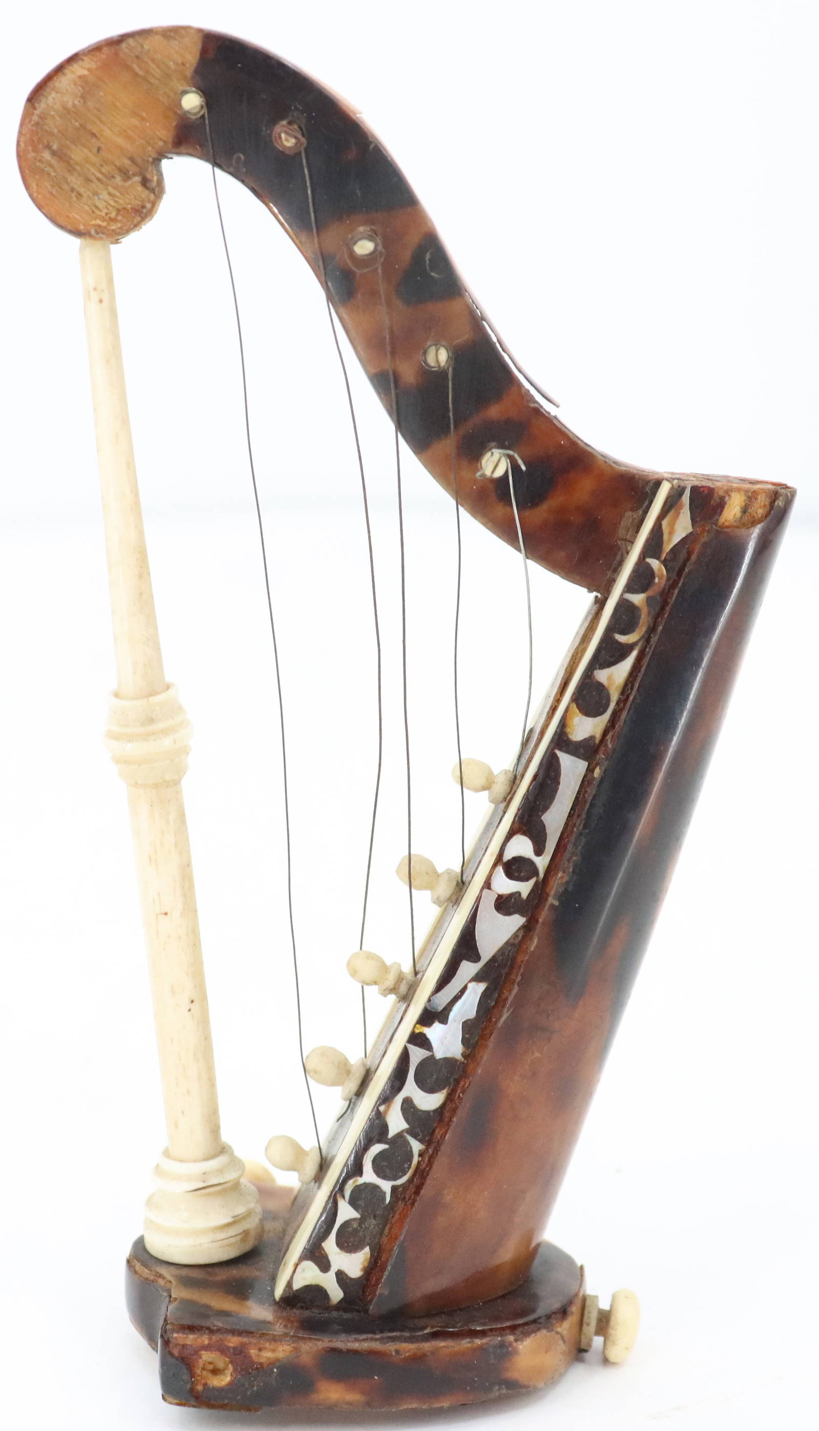 Miniature Tortoiseshell Harp Auction