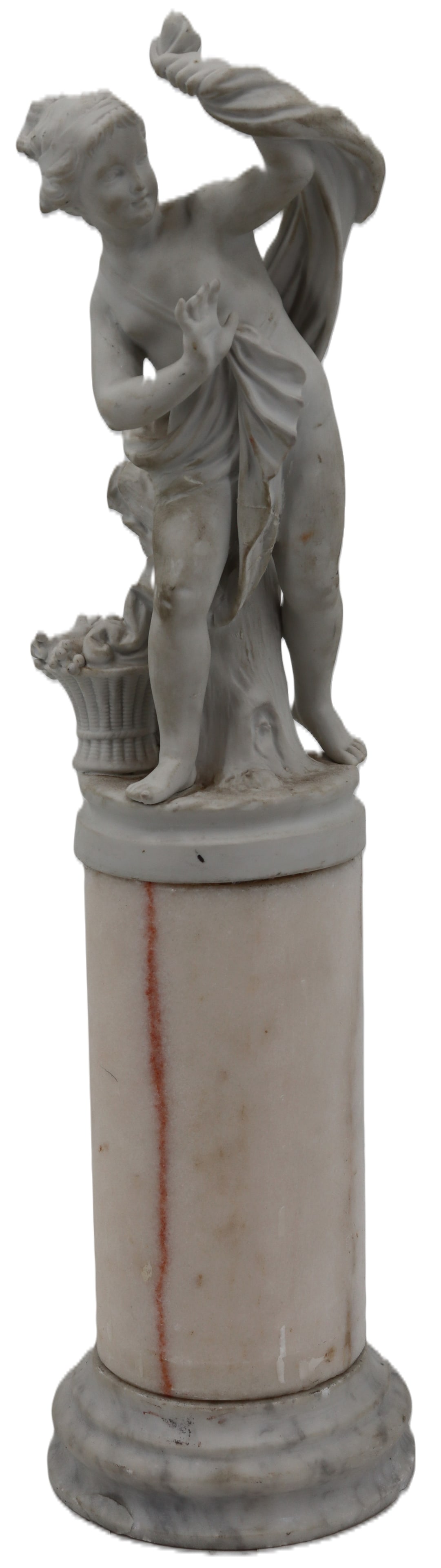 Antique Austrian Sculpture With Marble Base Auction