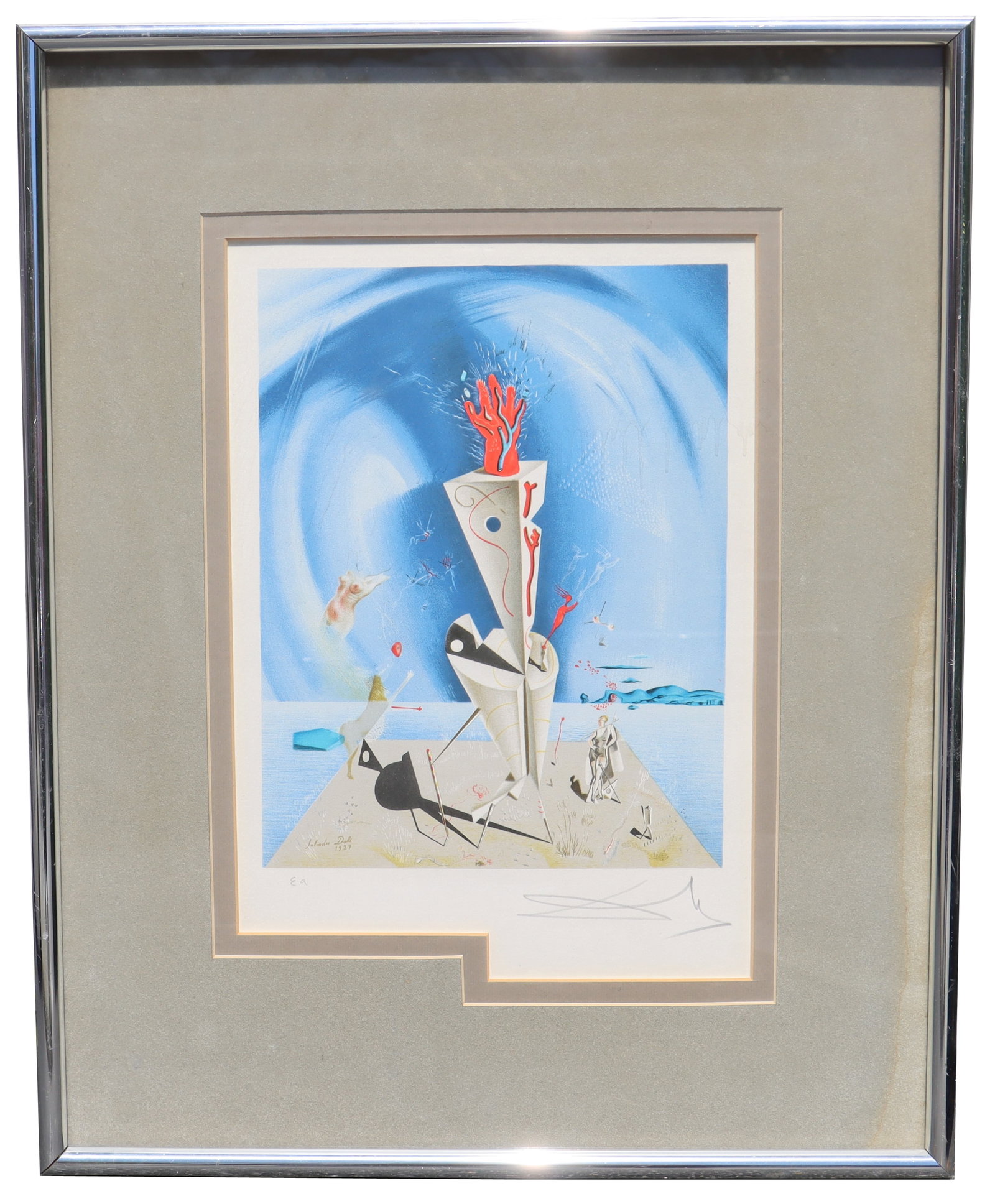 Salvador Dali (1904–1989) Spain, Artist's Proof Surrealist Lithograph ...