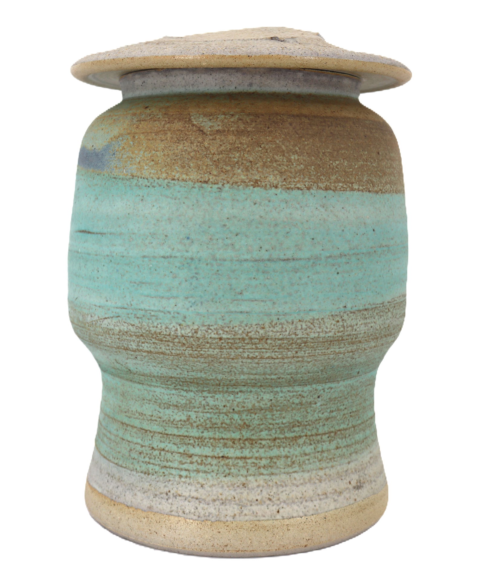 Karen Karnes (1925-2016) American, Excellent Art Pottery Cut-lid Jar ...