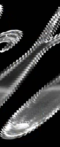 American Steuben Art Glass Pitcher Plant Sheared Rim Flower Vase