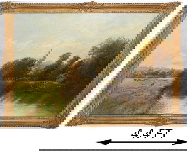 Arthur Bevan Collier (1832-1908) English, Oil On Canvas Auction