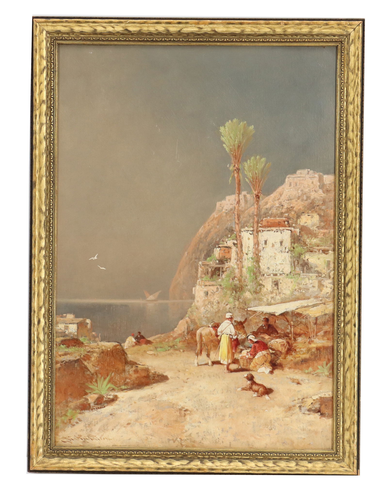 George Washington Nicholson (1832?–?1912) American, Oil On Panel ...