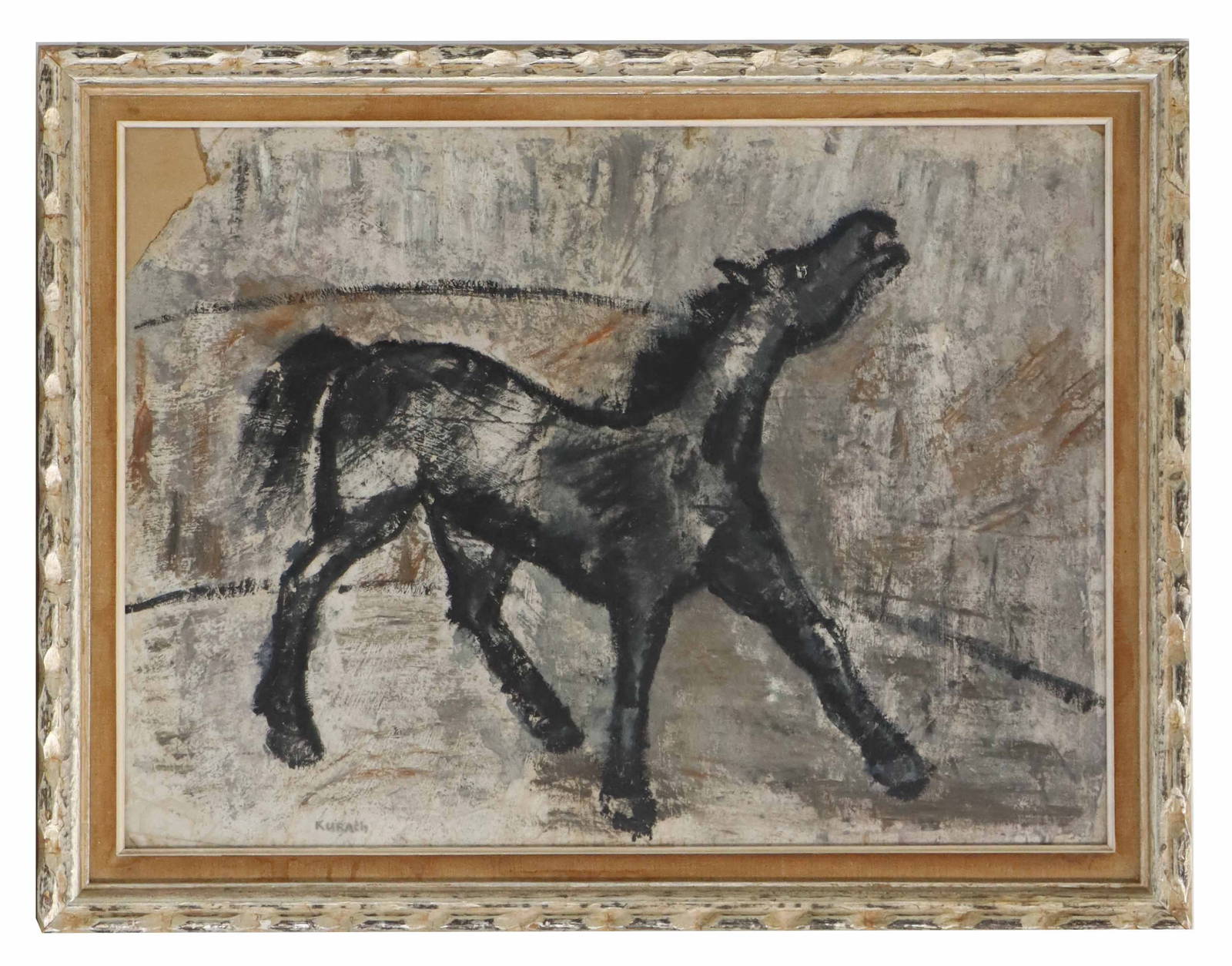 Ivan Kurach (1909-1968) Ukrainian, Oil On Canvas Figurative ...