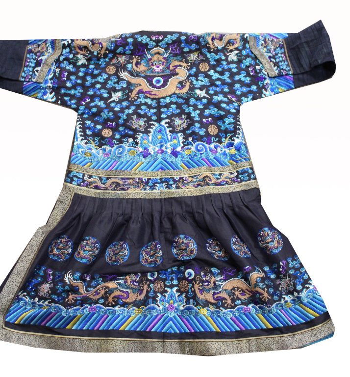 Blue Dragon Robe, Chifu, Qing Dynasty