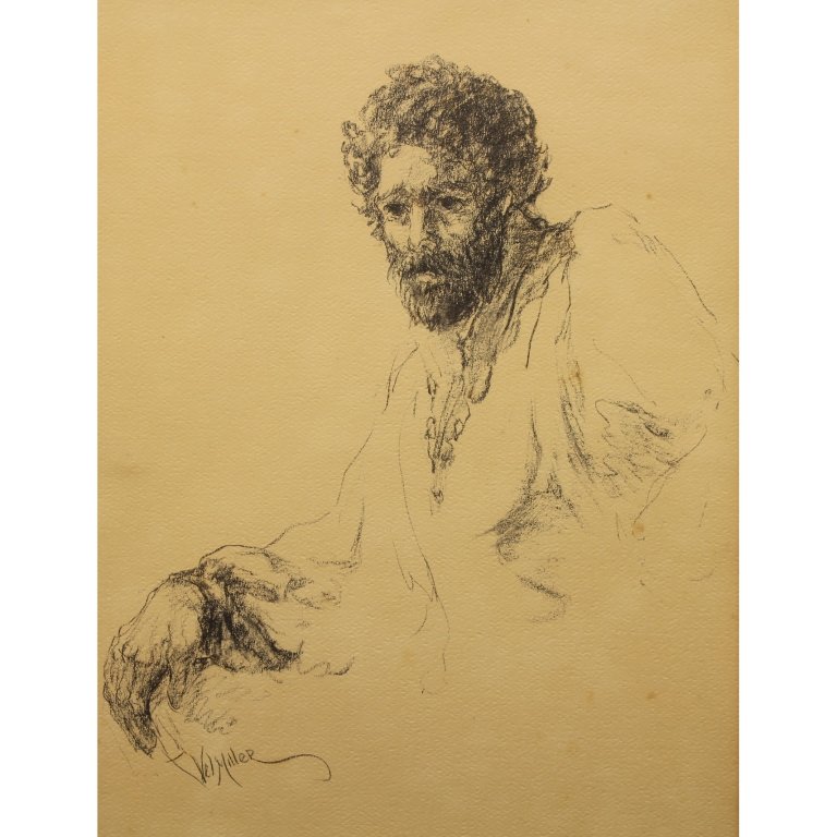 Vel Miller (born 1936) Drawing