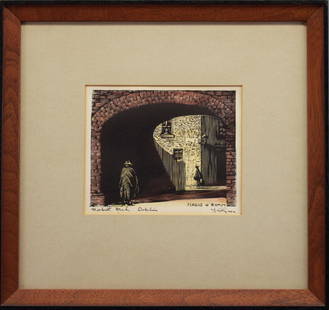 Fergus O'ryan Rha (1911 1989) Continental City River