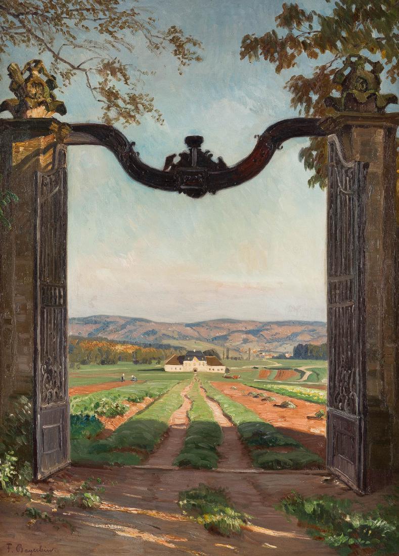 FRITZ BAYERLEIN 1872 Bamberg - 1955 Ibid. View through