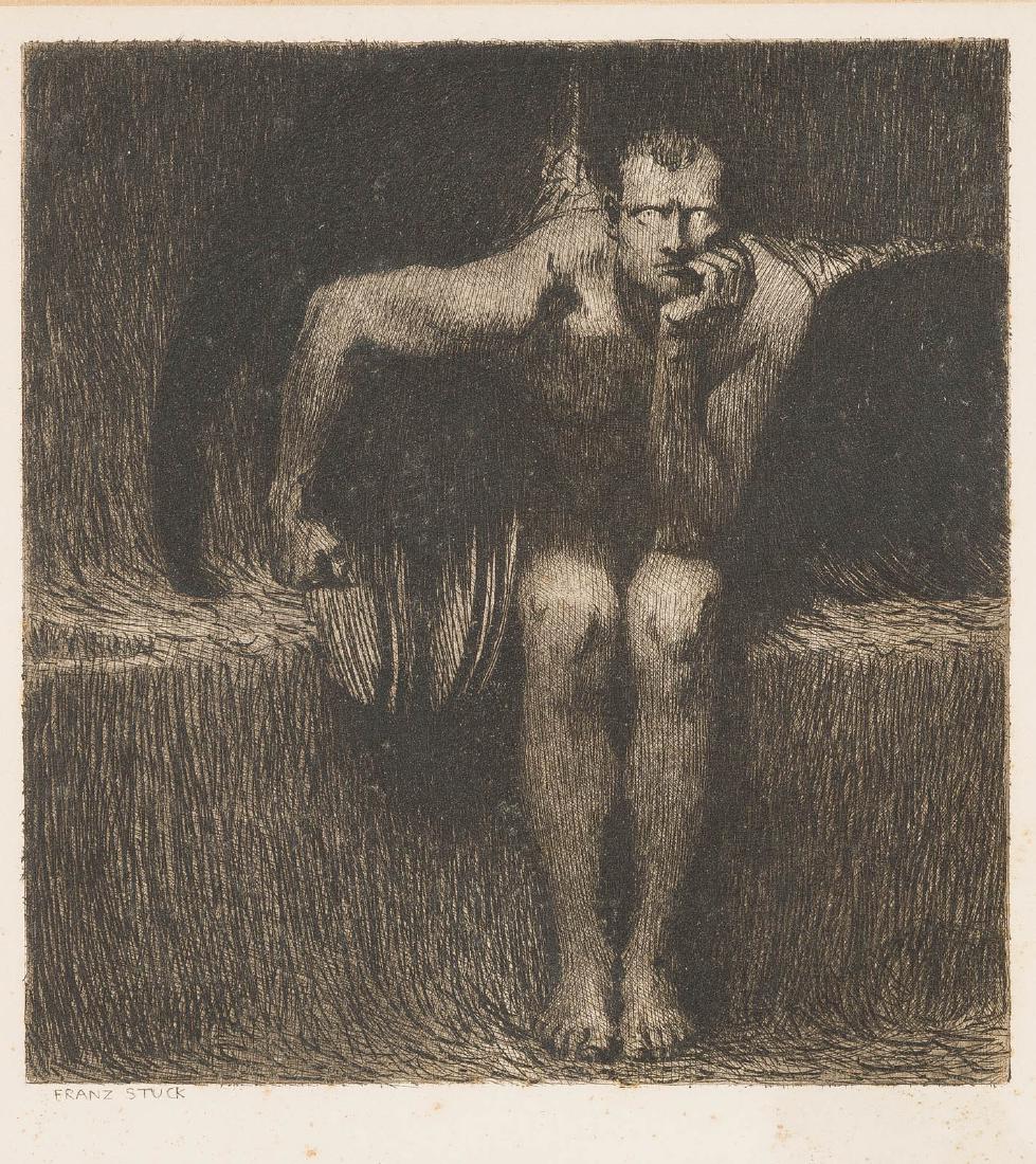 FRANZ VON STUCK 1863 Tettenweis - 1928 Tetschen LUCIFER