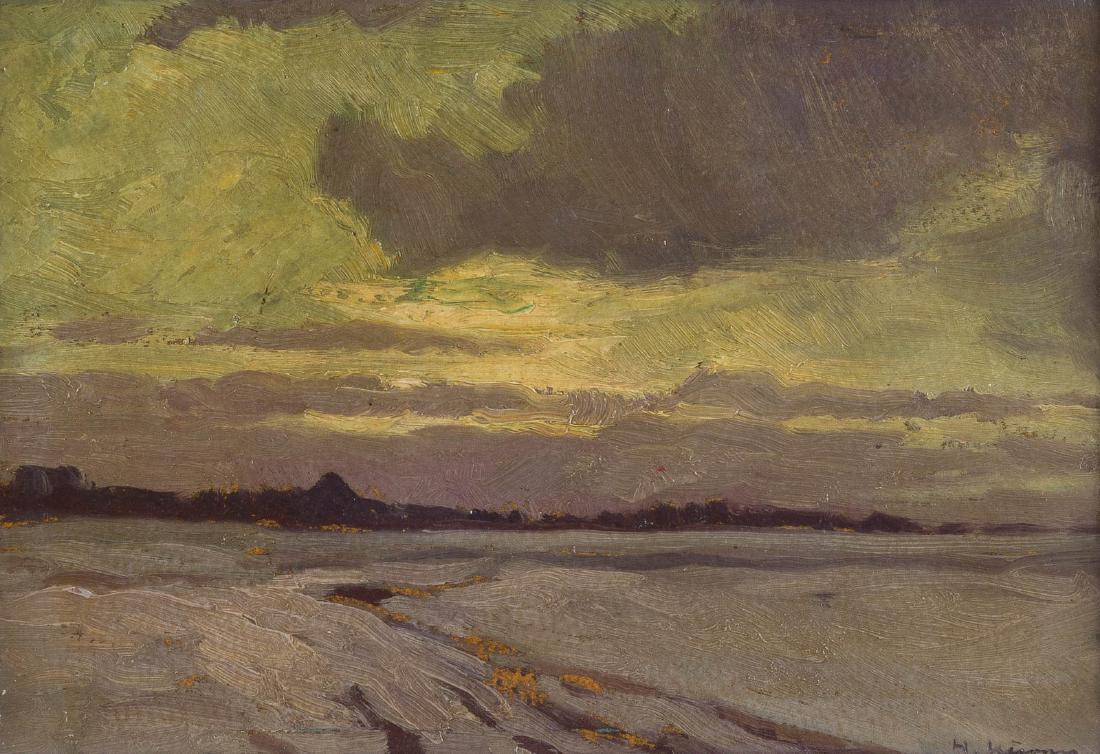 HERBERT KURON 1888 - 1951 Coast at Rauschen in East