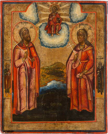 A LARGE ICON SHOWING STS. FLORUS AND LAURUS Russian, - Apr 12, 2019 ...