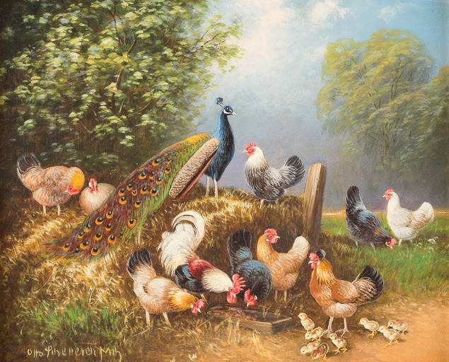 OTTO SCHEUERER 1862 Munich - 1934 Ibid. Chicken and - Sep 14, 2019 ...