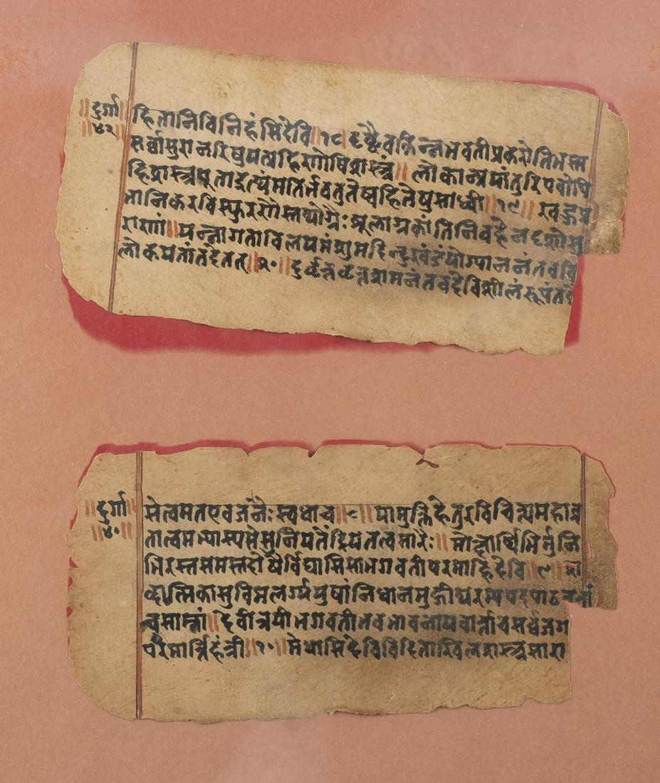 Two Sanskrit Manuscripts
