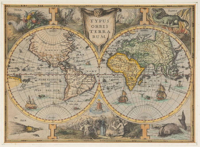 GERHARD MERCATOR (NACH) 'TYPUS ORBIS TERRARUM' (#1021) on Sep 08, 2022 ...