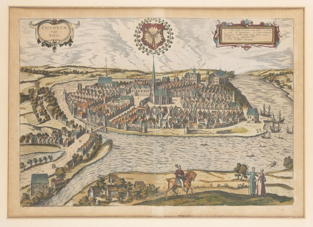 Johannes Janssonius 'chilonum Vulgo Kyell' (kiel)