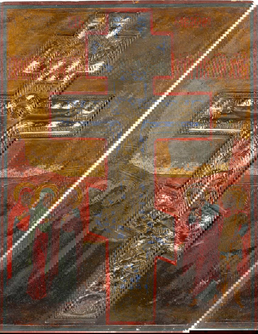 Grosse Staurothek Mit Der Kreuzigung Christi Auction